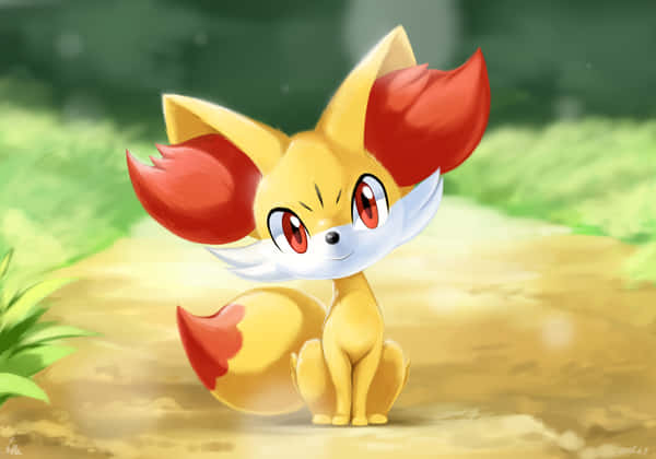 Download Fennekin 3d Model Wallpaper | Wallpapers.com