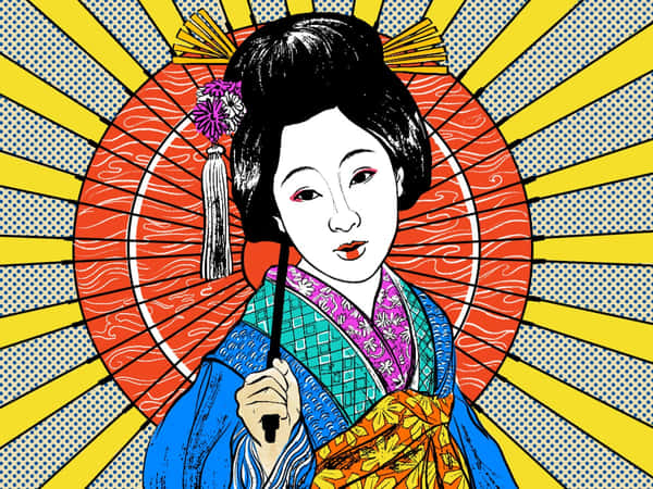 Download Japanese Pop Art 5120 X 2880 Wallpaper Wallpaper | Wallpapers.com