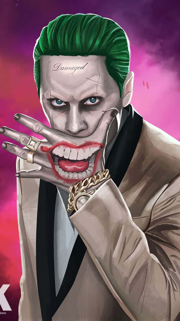 Ladda ner "konstenatt Röka Joker Pfp" (pfp Står För Profile Picture ...
