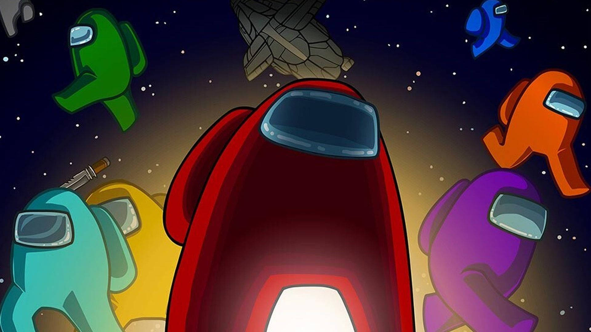 [100+] Bakgrunnsbilder av Among Us Imposter | Wallpapers.com