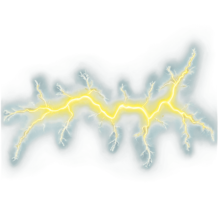 Yellow Lightning Transparent Background