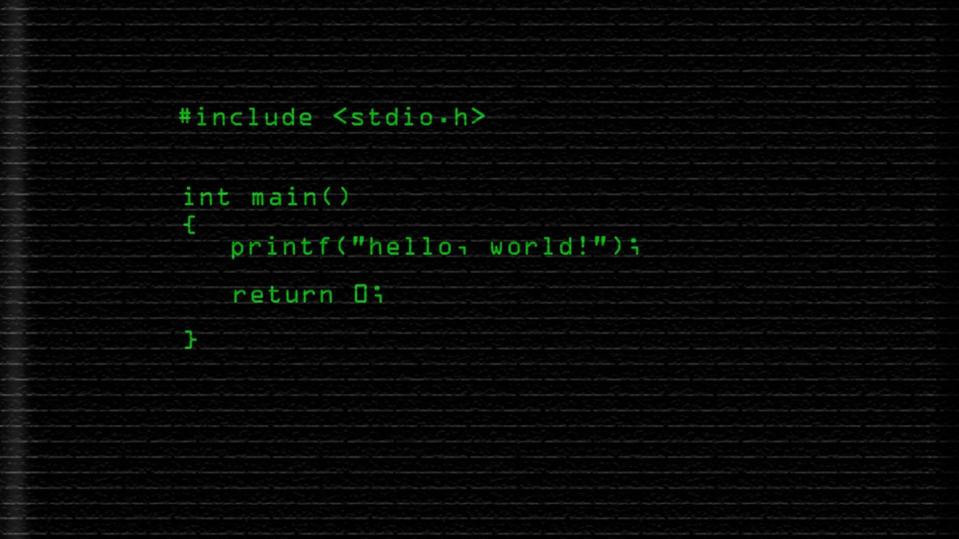 Downloaden 4k-programmierung Grüner Codec | Wallpapers.com