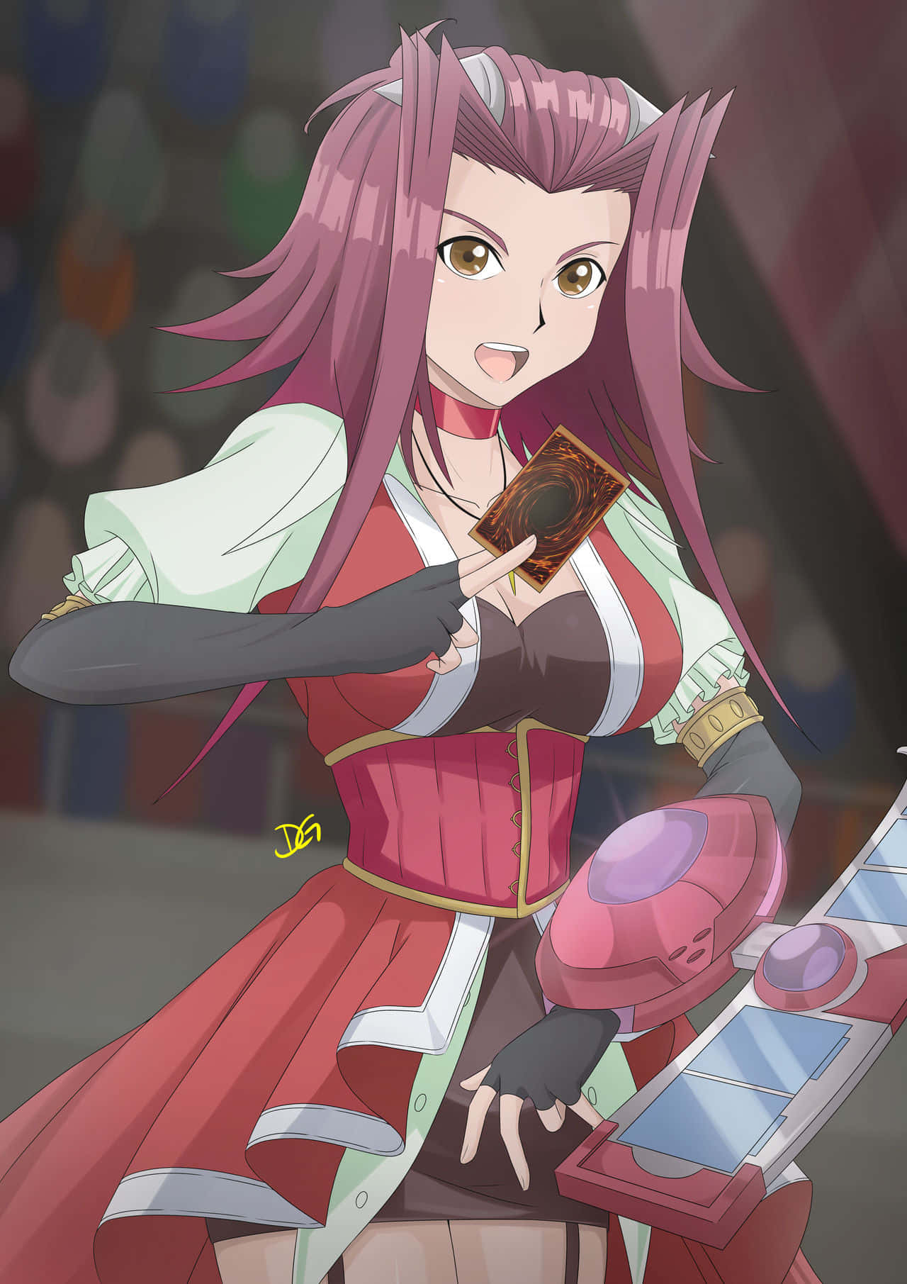 Download Akiza Izinski 1280 X 1811 Wallpaper Wallpaper | Wallpapers.com