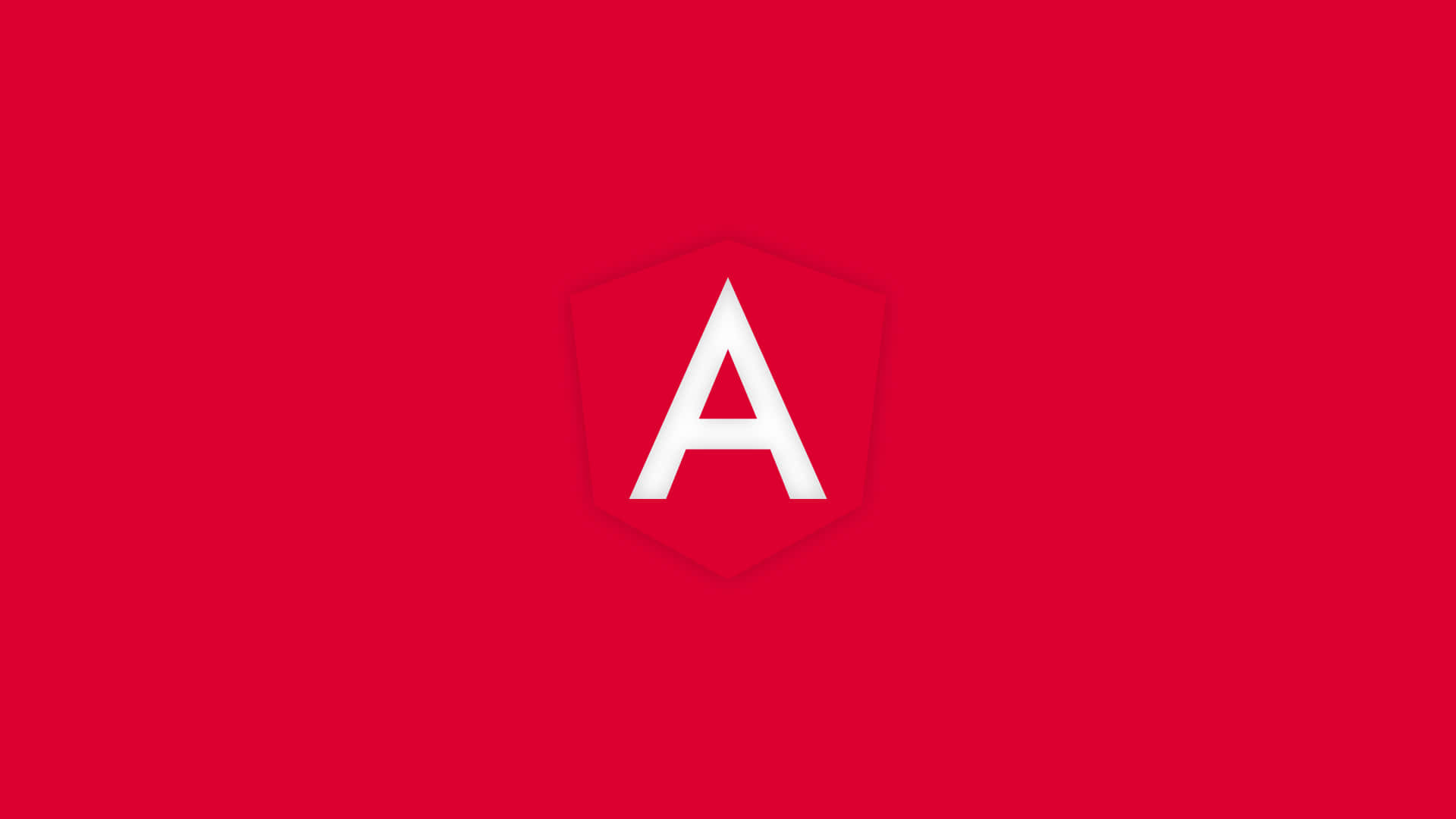 Download Angular Logo In Blue Wallpaper | Wallpapers.com