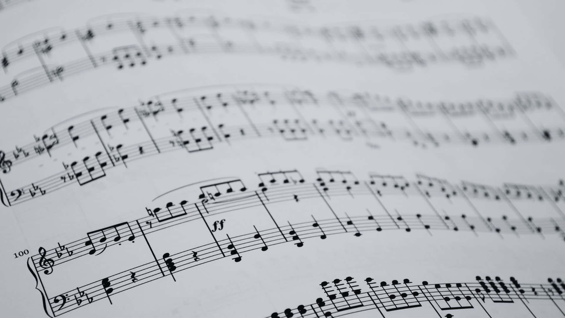 Download Captivating Black and White Piano Key Music Wallpaper ...