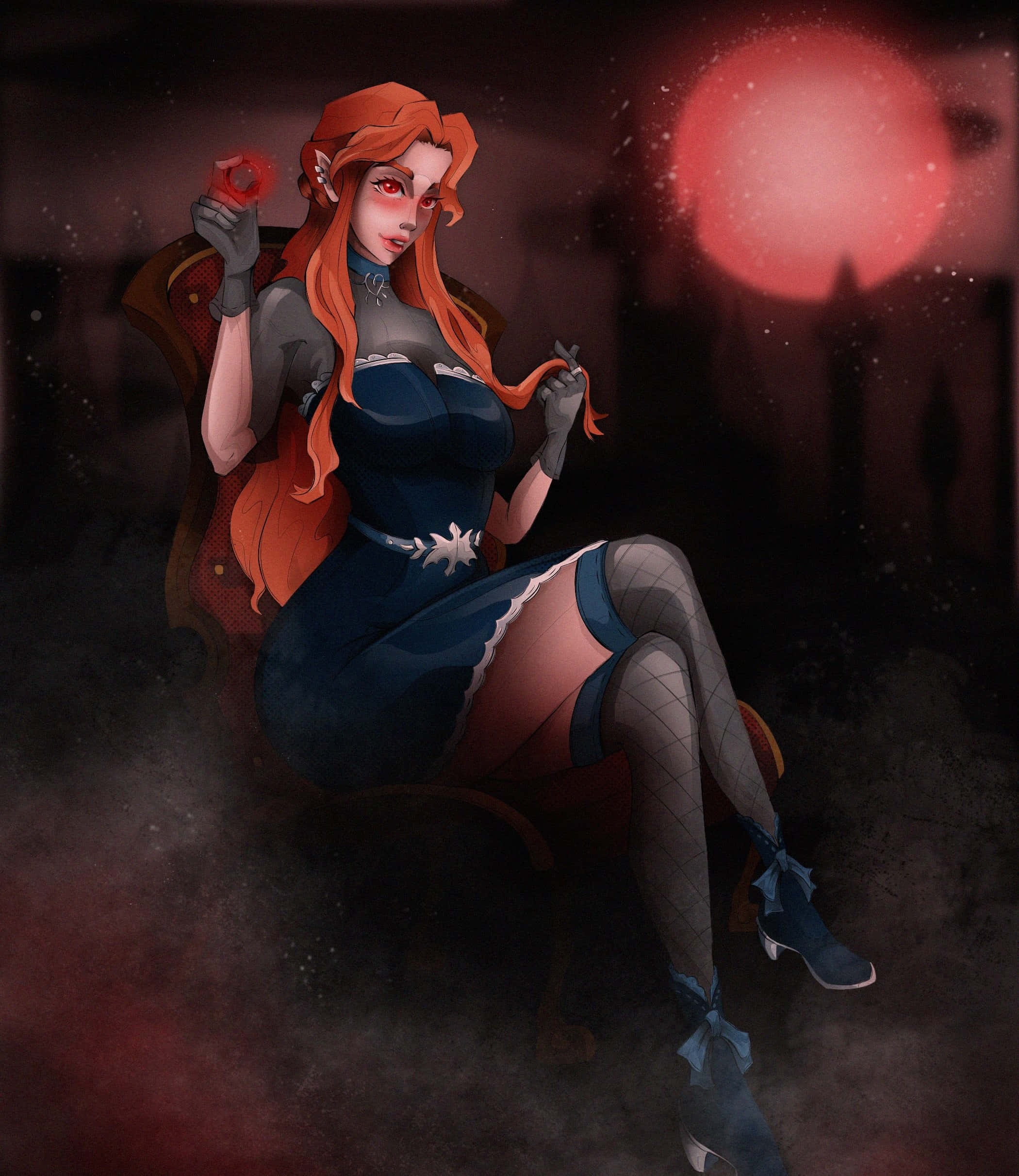 Download Captivating Lenore From Castlevania Animation Series Wallpaper | Wallpapers.com