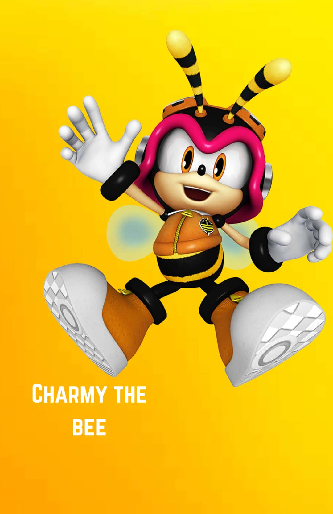 Download Charmy Bee 1080 X 1666 Wallpaper Wallpaper | Wallpapers.com