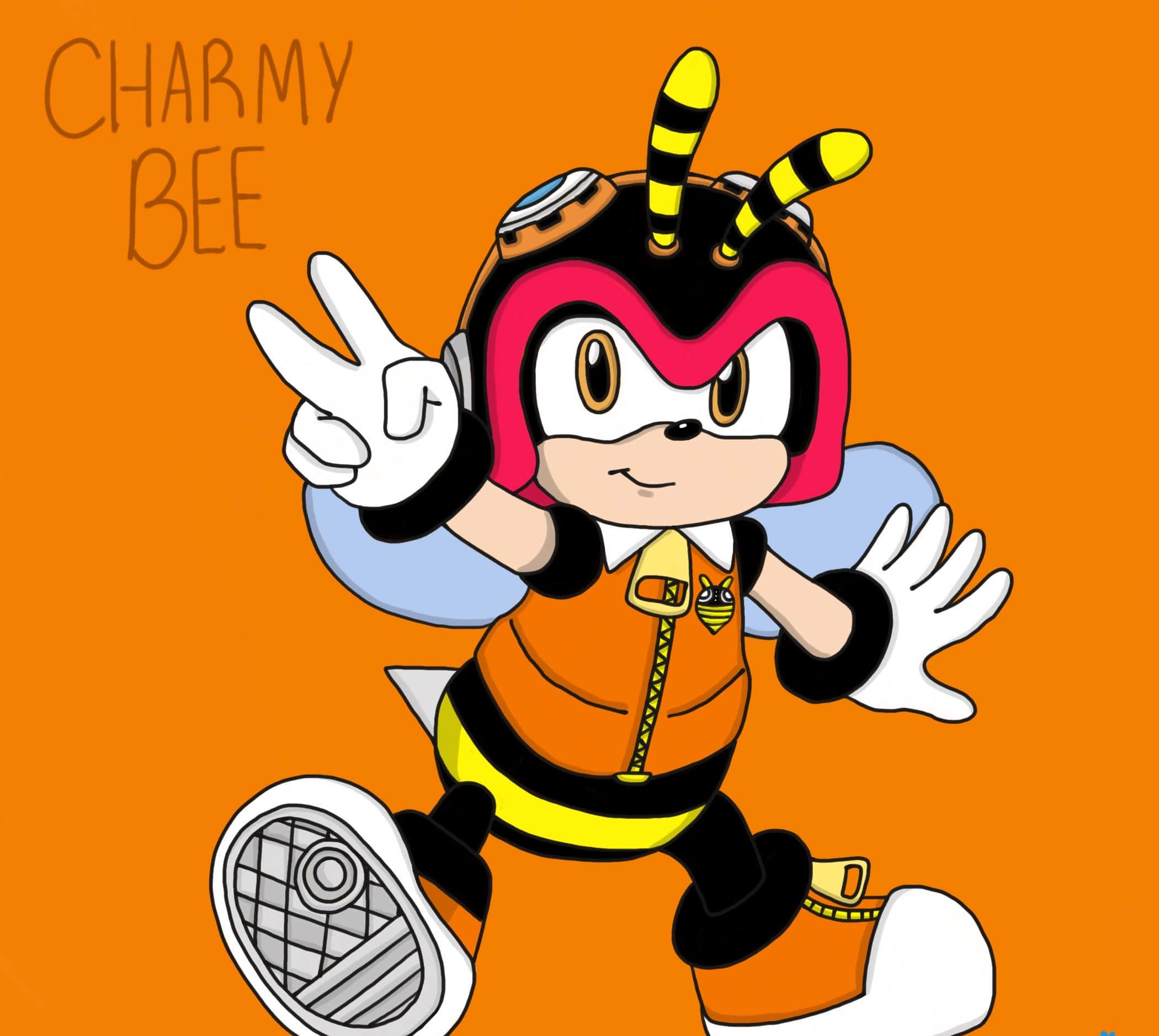 Download Charmy Bee 2100 X 1878 Wallpaper Wallpaper | Wallpapers.com