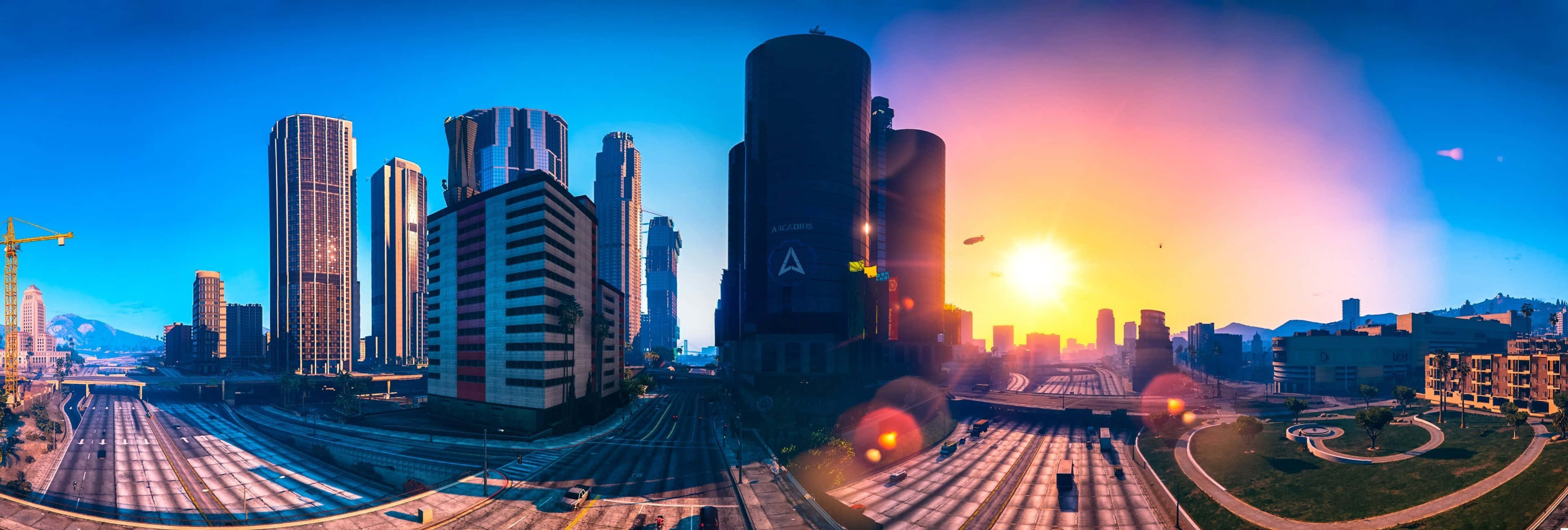 Download Fivem City Landscape Wallpaper | Wallpapers.com