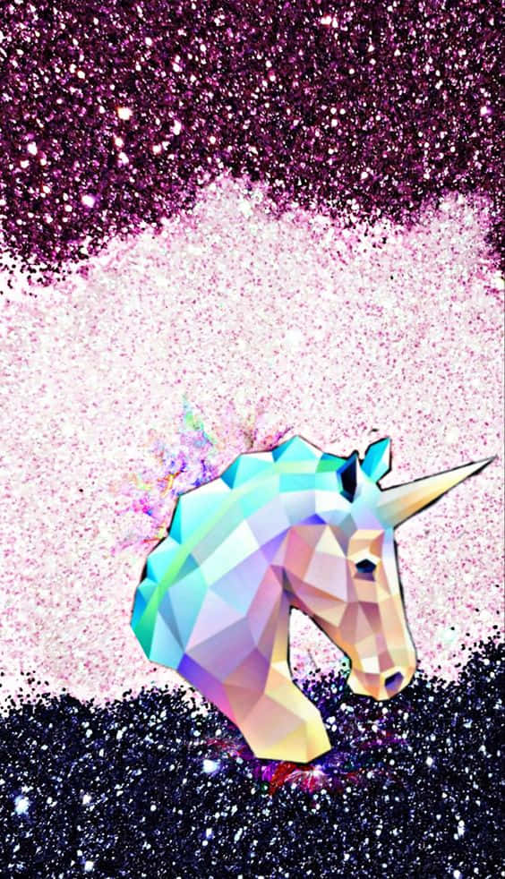 Download Glitter Unicorn Background | Wallpapers.com