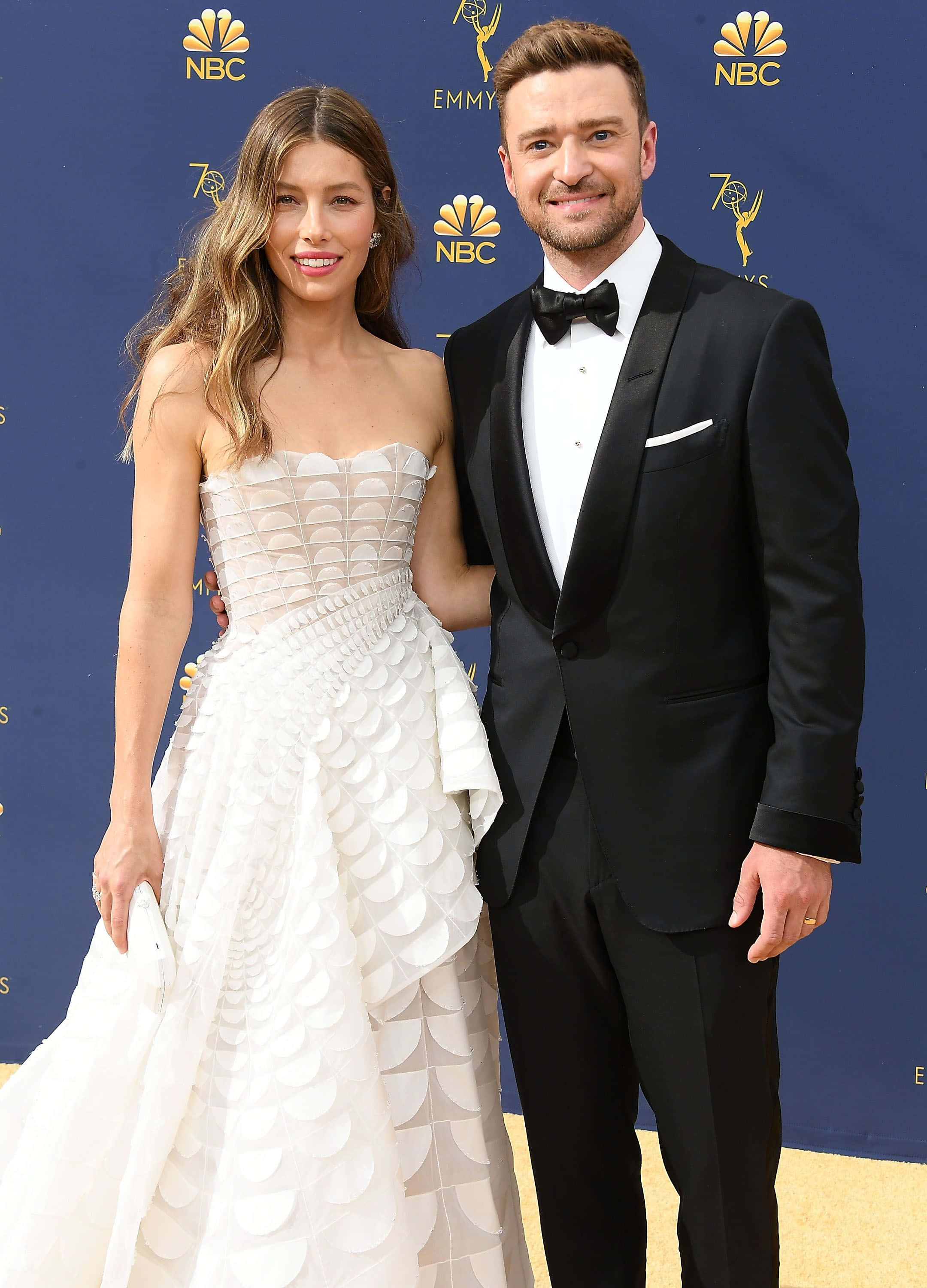 Baixe Imagemdo Casal Jessica Biel E Justin Timberlake | Wallpapers.com