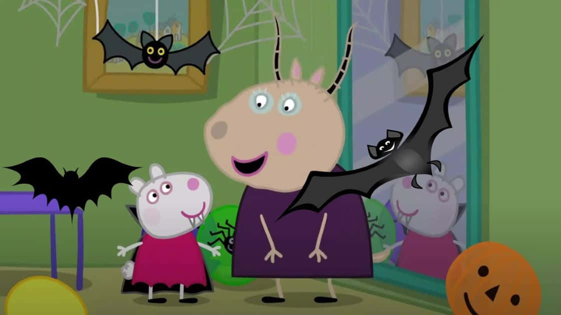 Download Madame Gazelle Leading The School Play In Peppa Pig Wallpaper ...