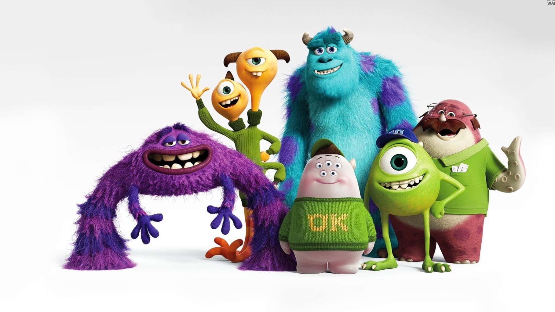 Download Monsters University College Buddies Wallpaper | Wallpapers.com