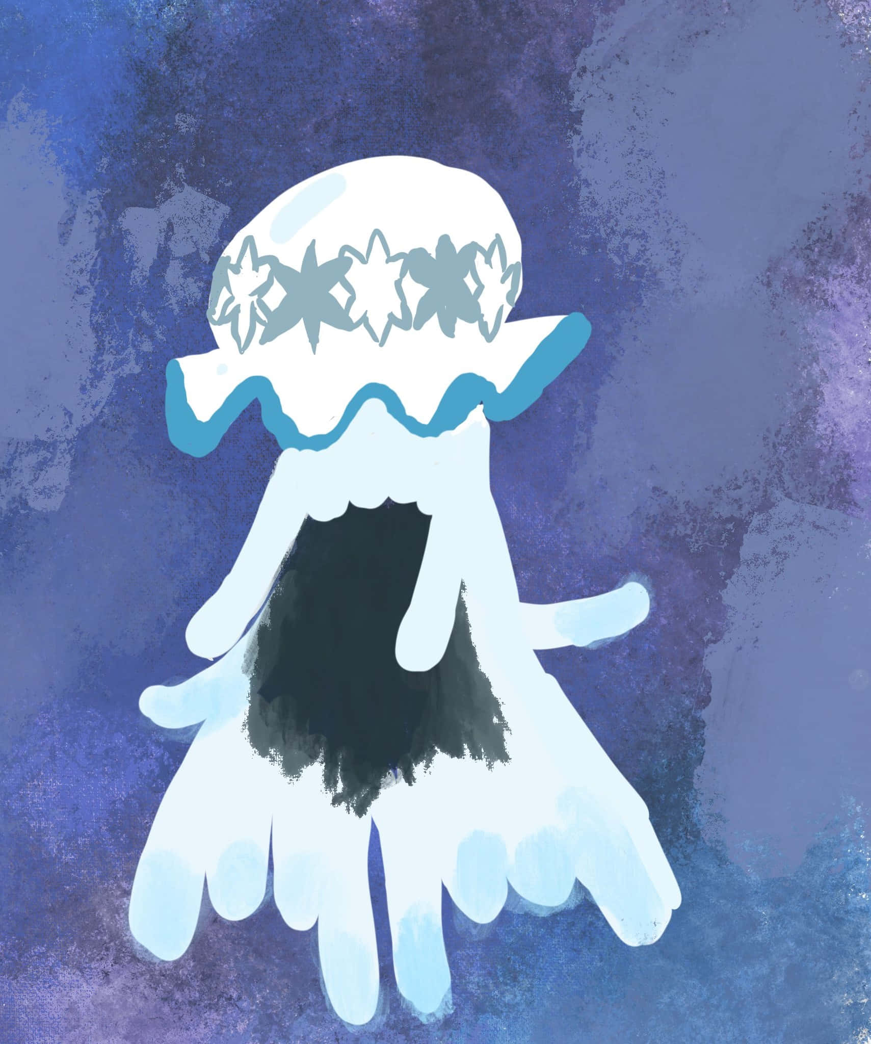 Download Painting Nihilego Wallpaper | Wallpapers.com