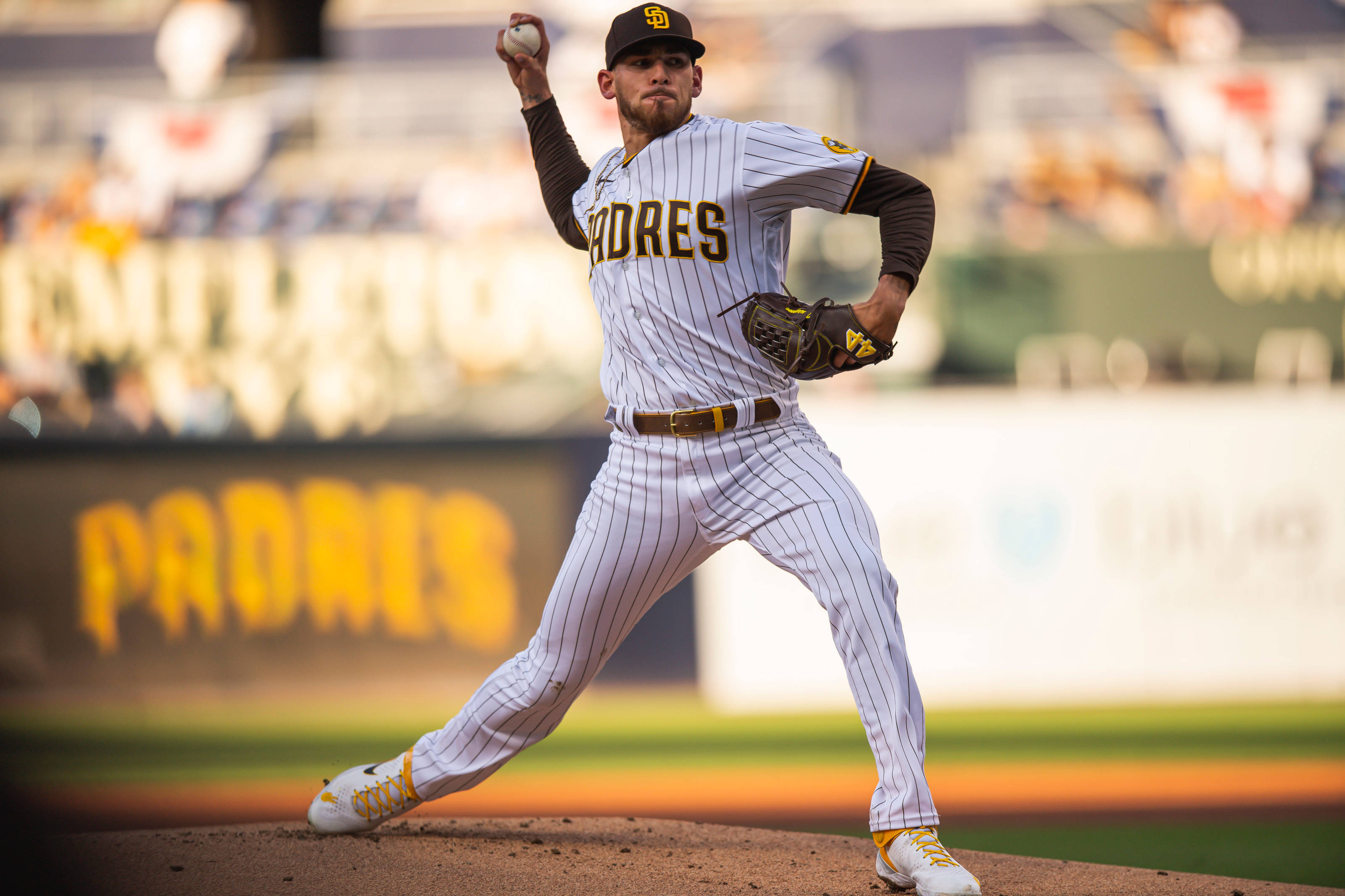 Download Baseball Pitcher Joe Musgrove San Diego Padres Wallpaper | Wallpapers.com
