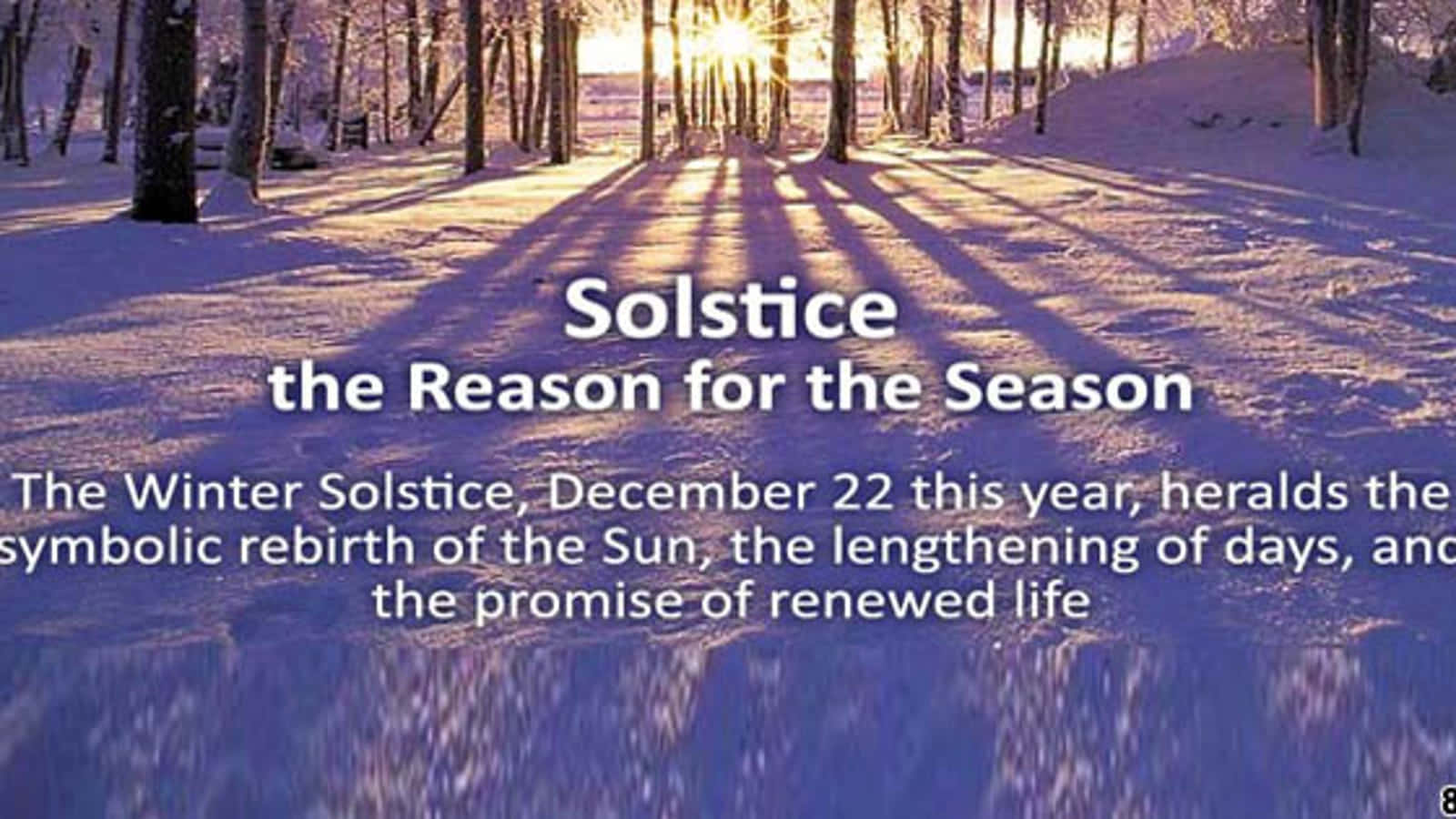Download Snow-covered Landscape Welcoming Winter Solstice Wallpaper ...