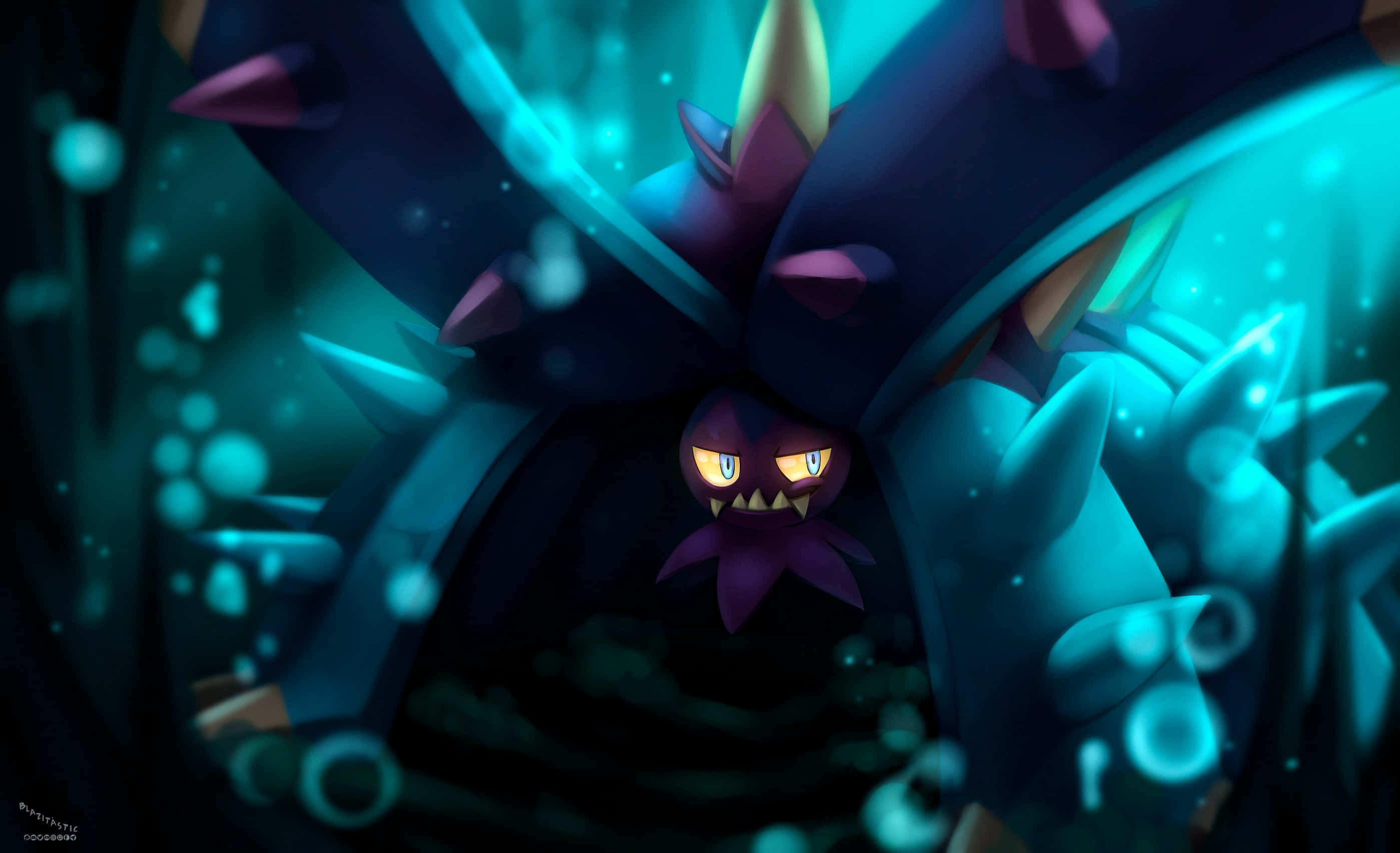 Download Toxapex Lurking In The Shadows Wallpaper | Wallpapers.com