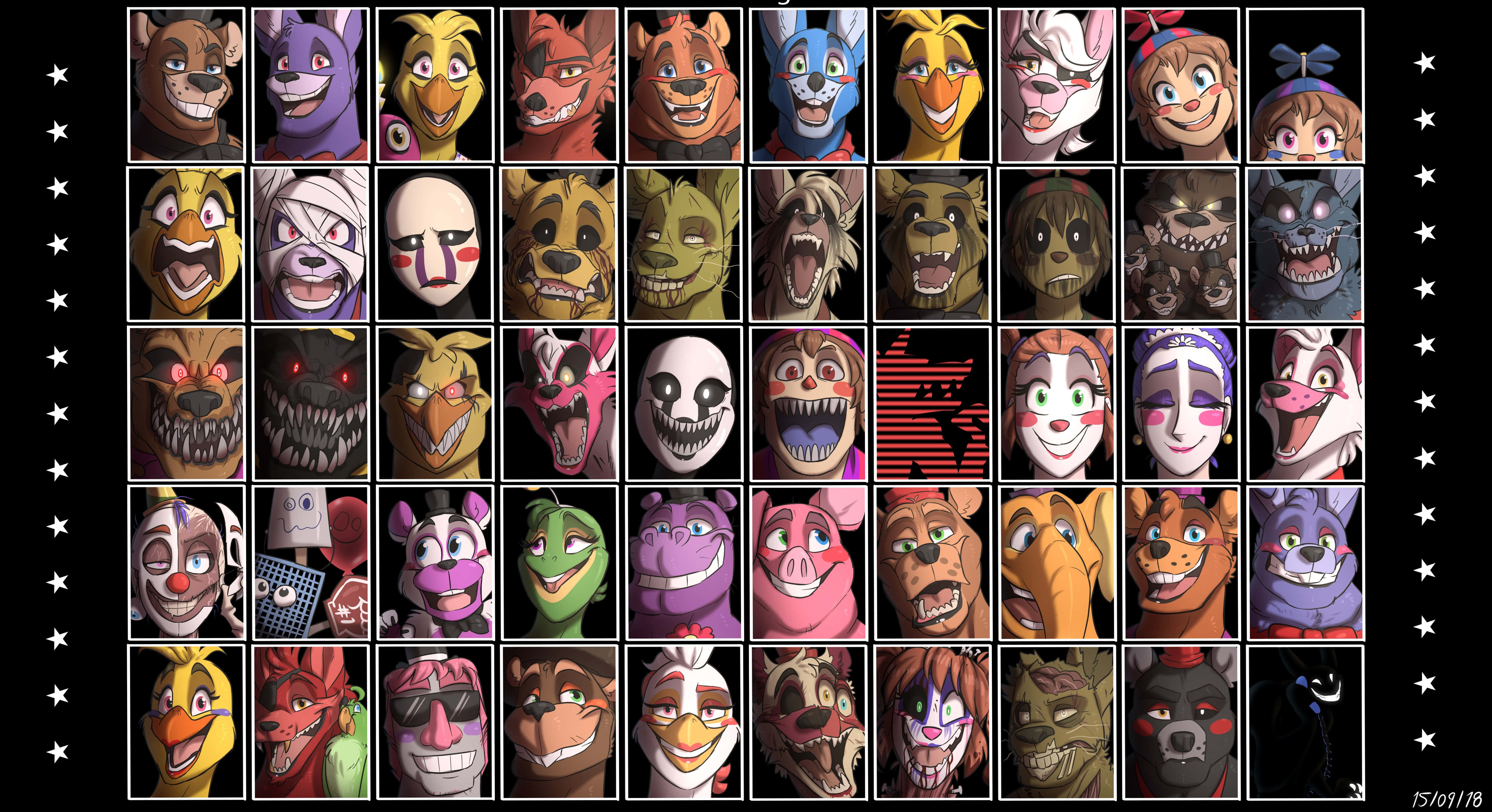 Download Ultimate Custom Night 4800 X 2613 Wallpaper Wallpaper | Wallpapers.com