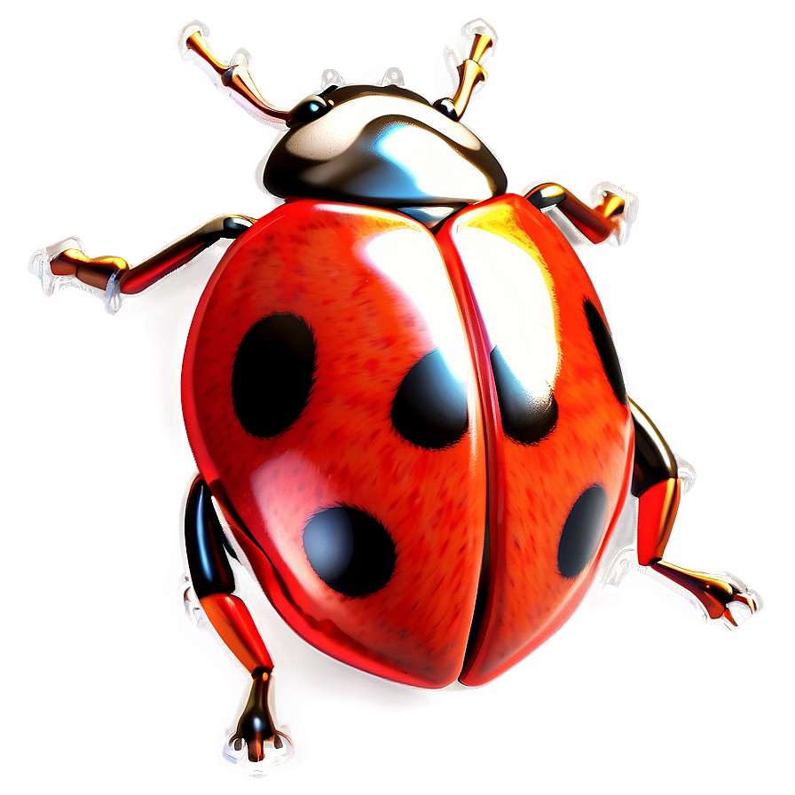 Download 3d Ladybug Render Png Vwv25 | Wallpapers.com