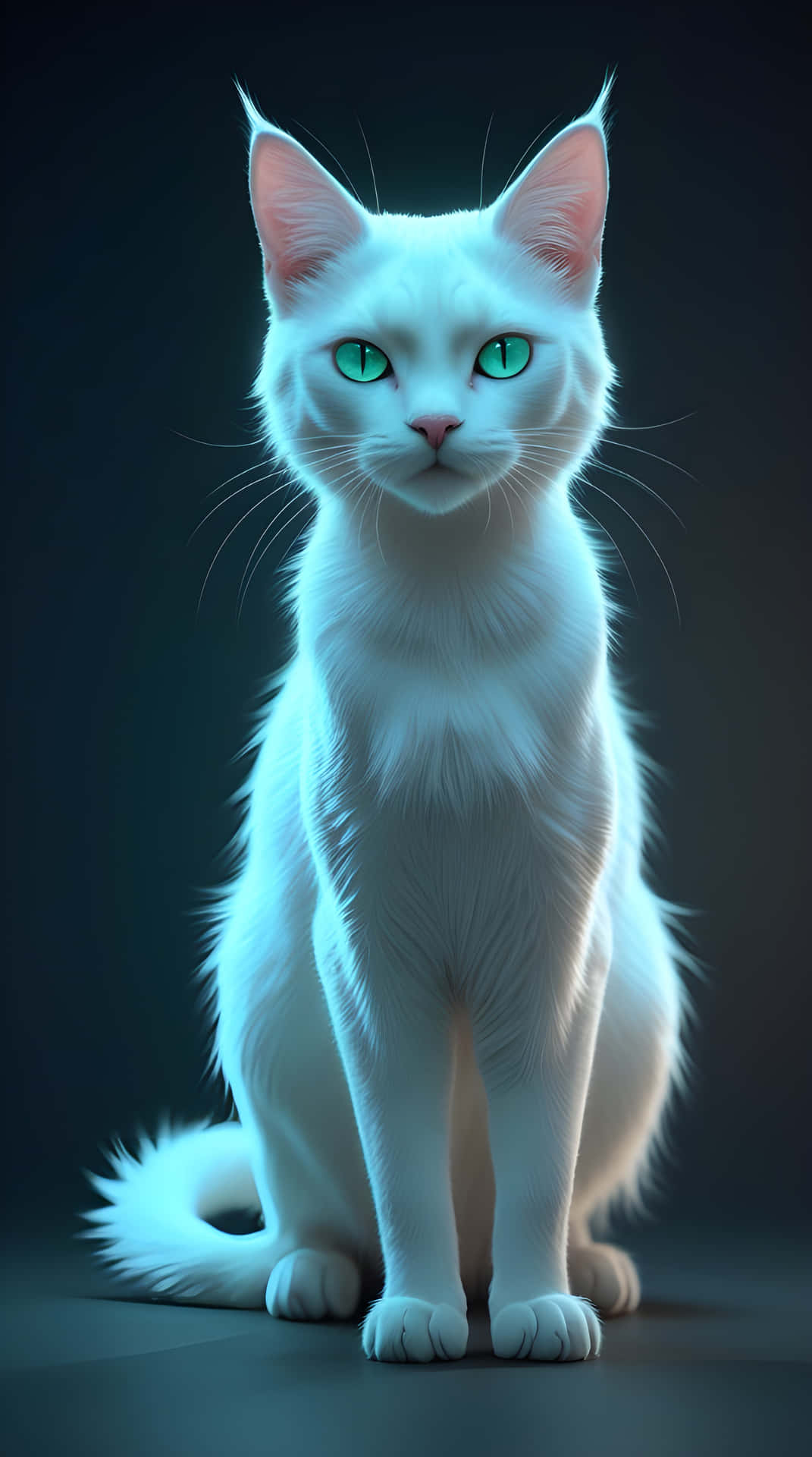 [100+] White Cat Wallpapers | Wallpapers.com