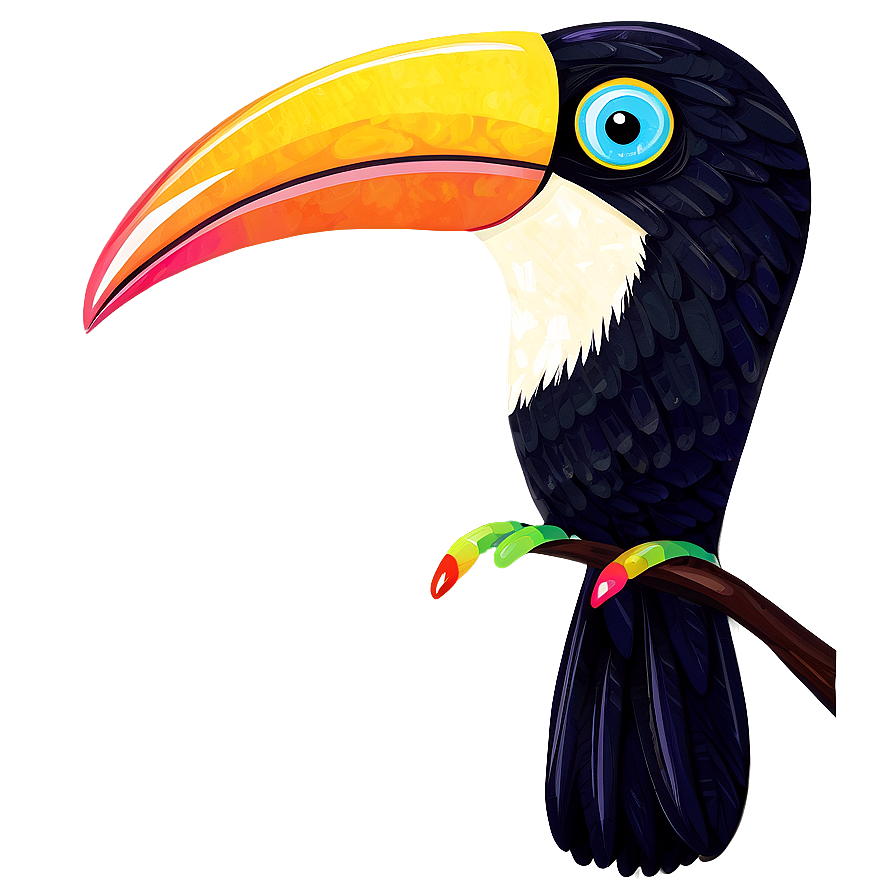 Download Abstract Toucan Graphic Png Noj | Wallpapers.com