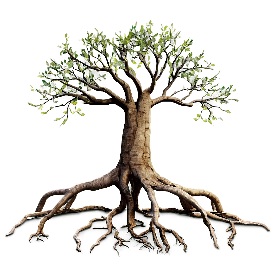 Download Abstract Tree Roots Creation Png Qoh5 | Wallpapers.com