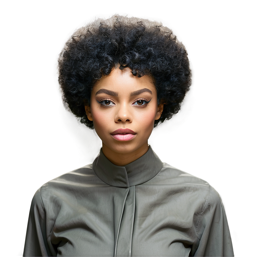 Download Afro Perm Transformation Png Eor | Wallpapers.com
