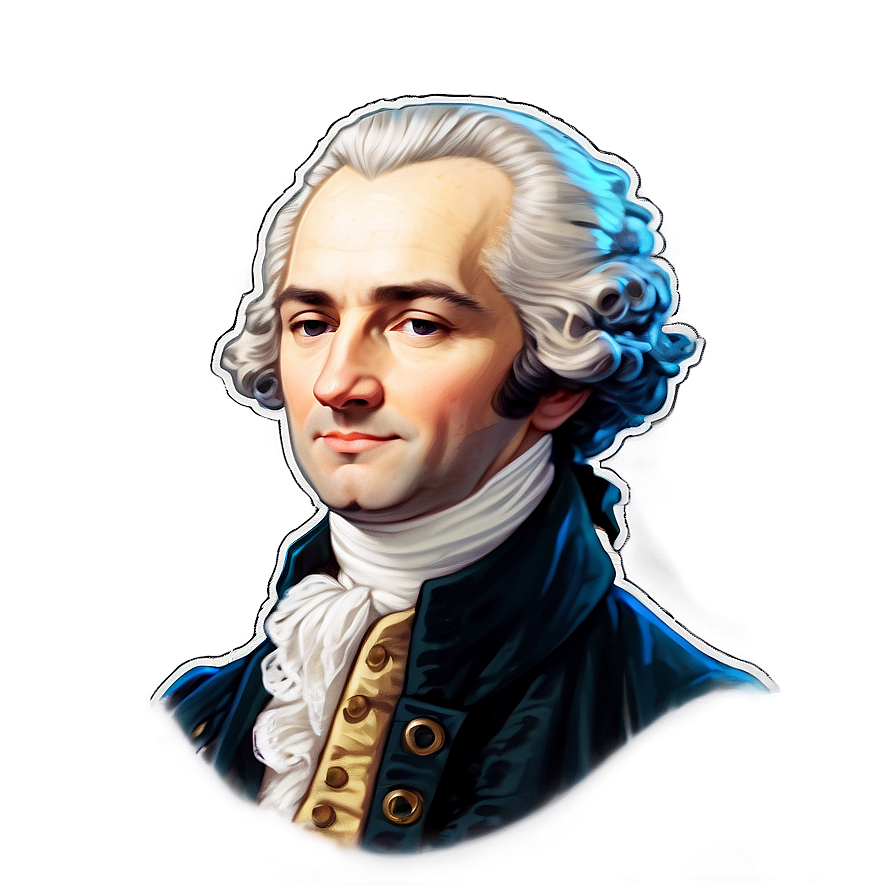 Download Alexander Hamilton Portrait Png Msv | Wallpapers.com