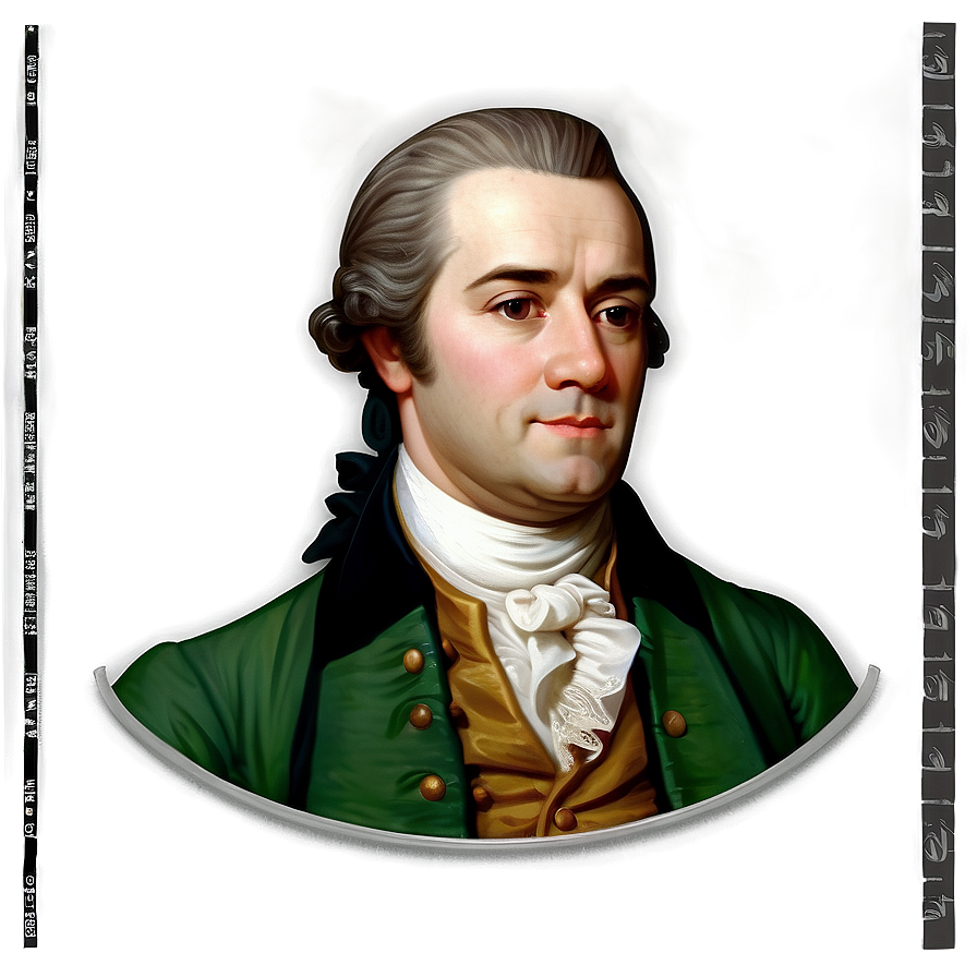 Download Alexander Hamilton Portrait Png Rwj | Wallpapers.com