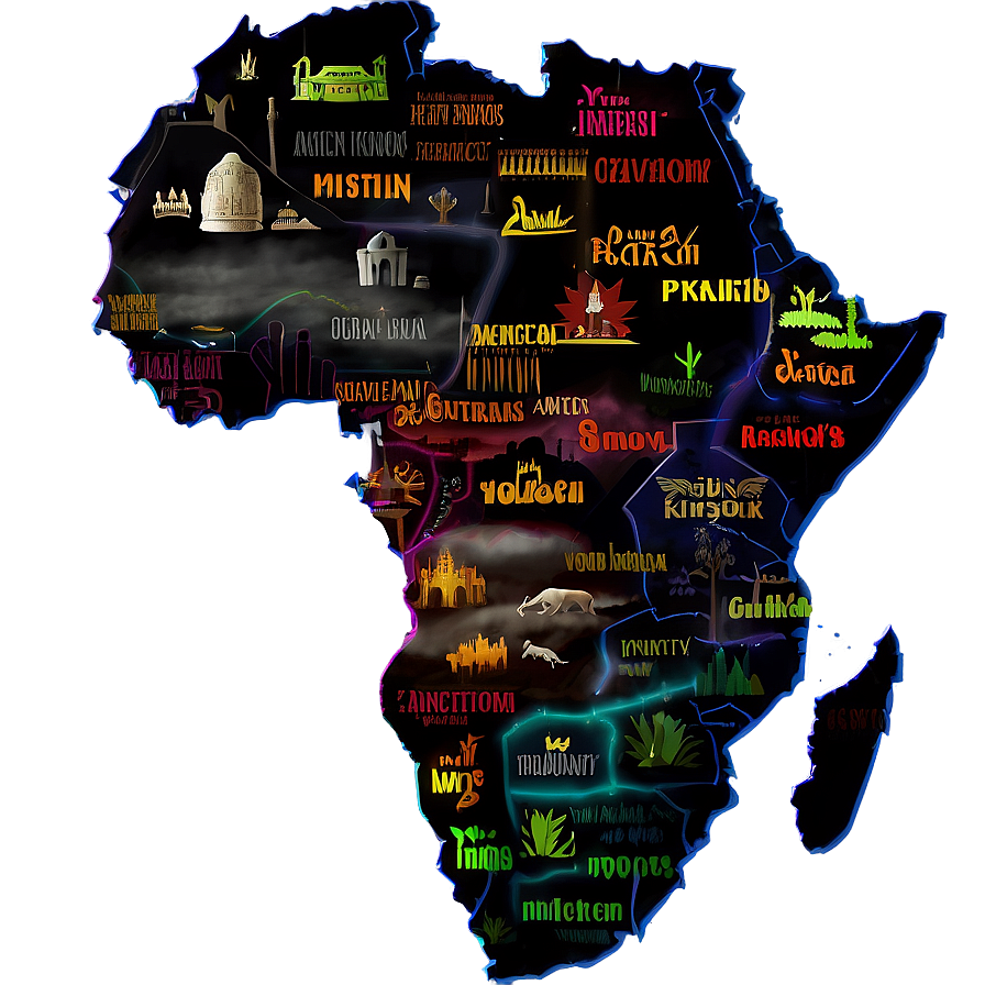 Download Ancient African Kingdoms Map Png Ike | Wallpapers.com