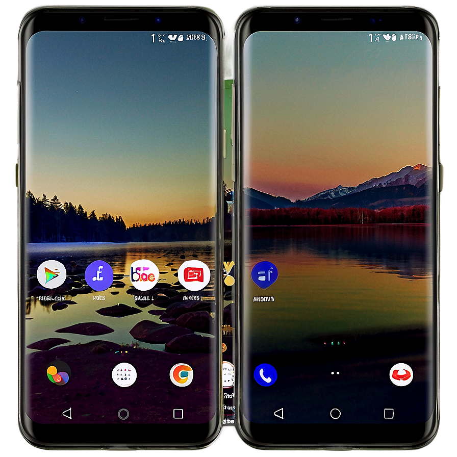 Download Android Home Screen Setup Png Fln31 | Wallpapers.com