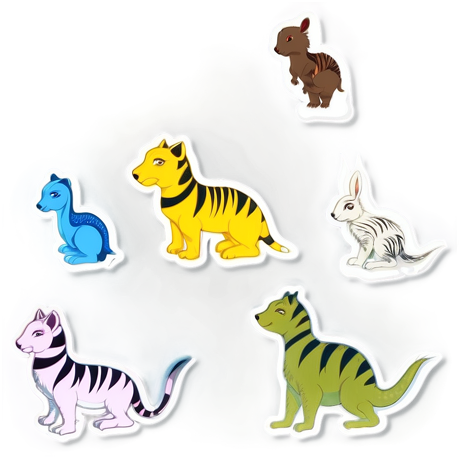 Download Animal Theme Stickers Png 06272024 | Wallpapers.com