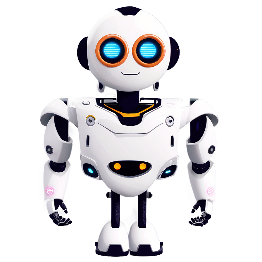 Download Animated Cute Robot Png Lsl | Wallpapers.com