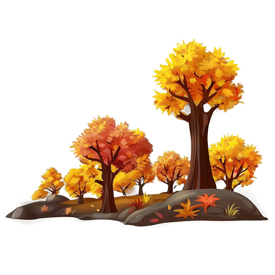 Download Autumn Forest Scenery Png 06262024 | Wallpapers.com