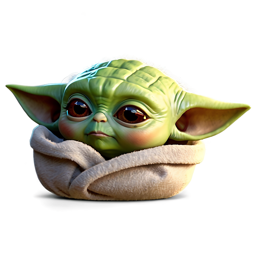 Download Baby Yoda Pod Cartoon Image Png 7 | Wallpapers.com