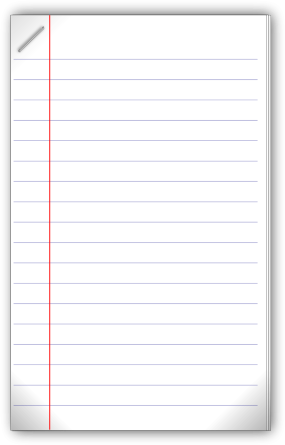 Download Blank Lined Note Paperwith Pen | Wallpapers.com