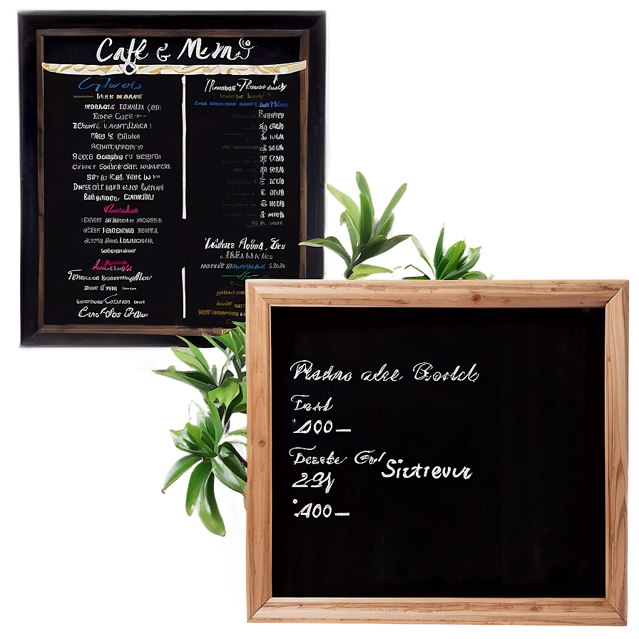 Download Cafe Menu Board Png 53 | Wallpapers.com