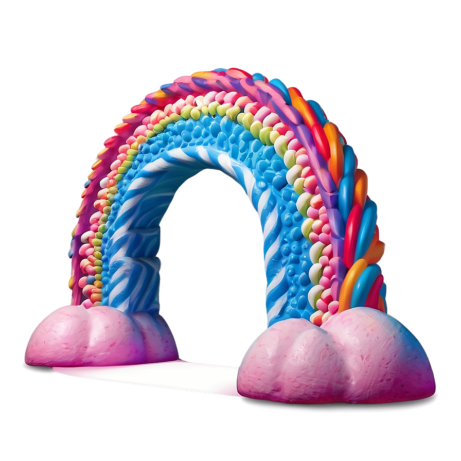 Download Candy Land Rainbow Bridge Png 62 | Wallpapers.com