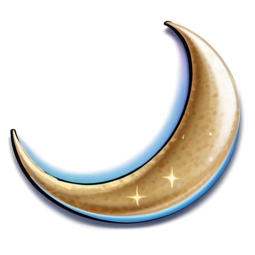 Download Cartoon Crescent Moon Png Xew93 | Wallpapers.com