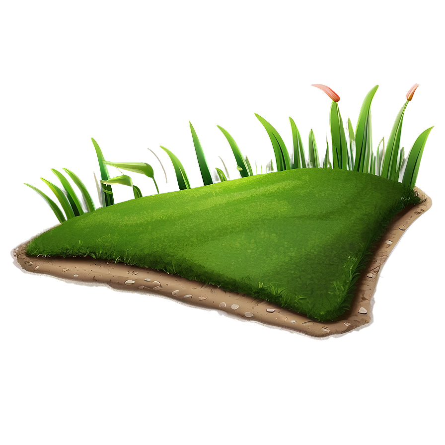 Download Cartoon Grass Hill Png Ree | Wallpapers.com