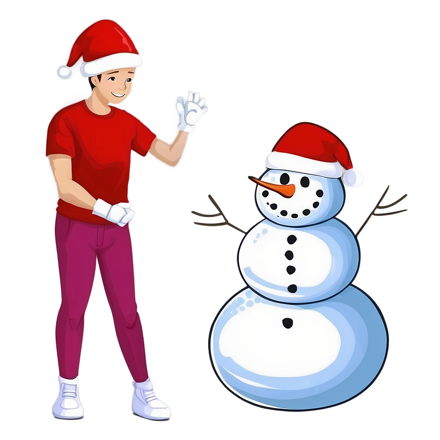Download Christmas Snowball Fight Png Prn | Wallpapers.com