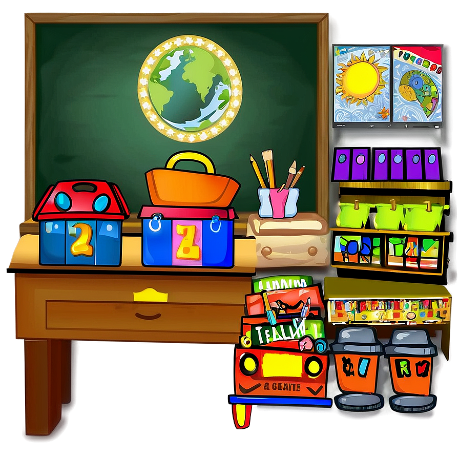 Download Classroom Decoration Png 43 | Wallpapers.com
