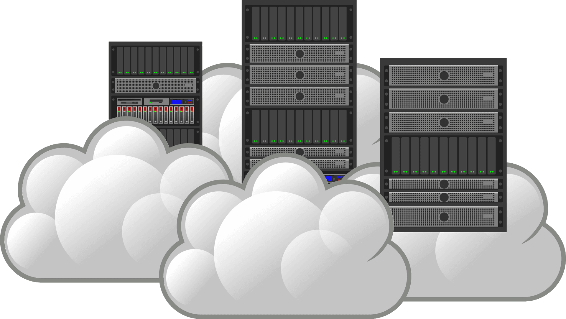 Download Cloud Computing Servers Concept | Wallpapers.com
