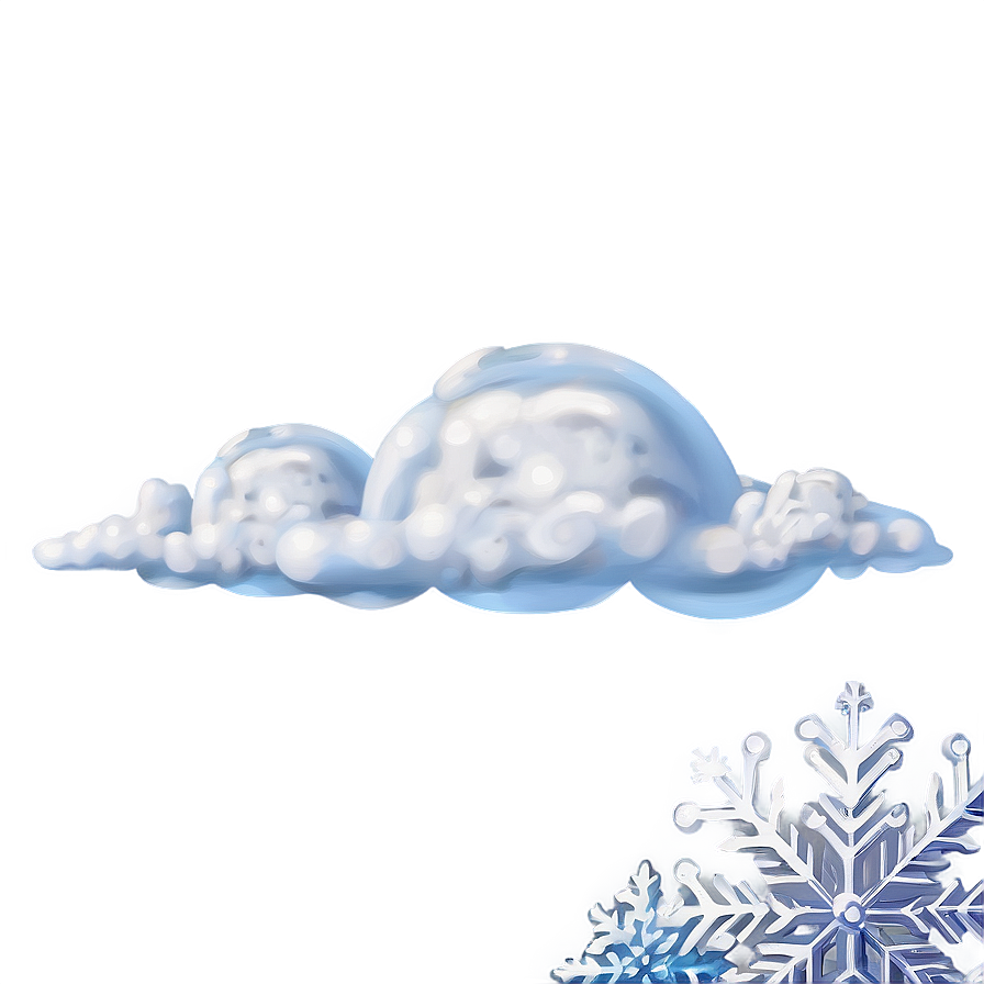 Download Cloud With Snow Clipart Png 56 | Wallpapers.com