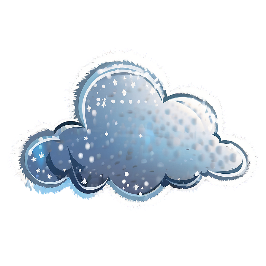 Download Cloud With Snow Clipart Png Gkd83 | Wallpapers.com
