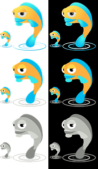 Download Colorful Fish Evolution Sequence | Wallpapers.com