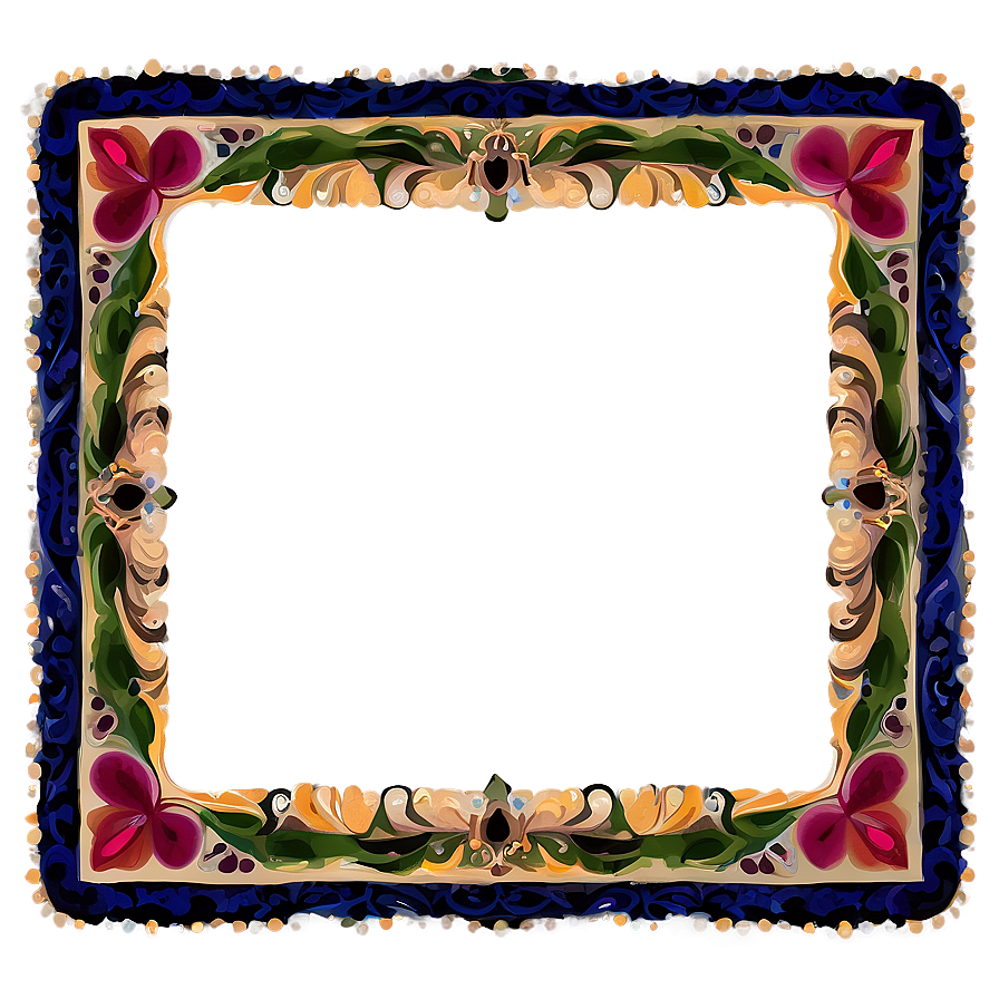 Download Colorful Frame Border Png 06262024 | Wallpapers.com