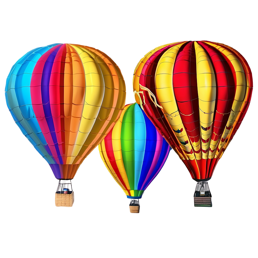 Download Colorful Hot Air Balloons Photo Png 22 | Wallpapers.com