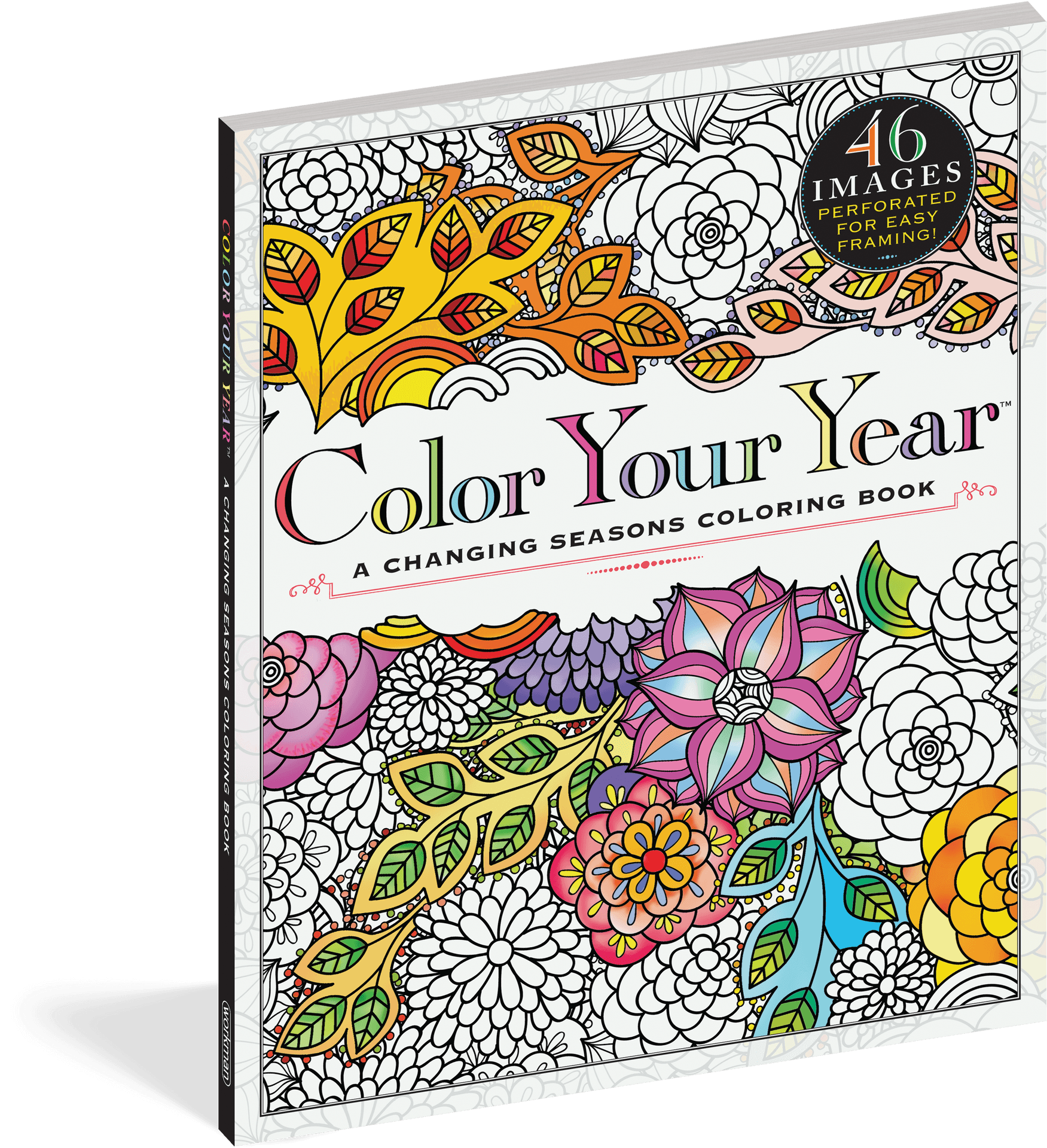 Download Coloring Book Cover Color Your Year | Wallpapers.com