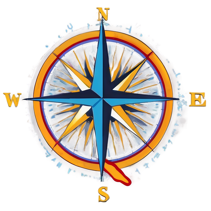 Download Compass Rose With Latitude Lines Png Cqa34 | Wallpapers.com
